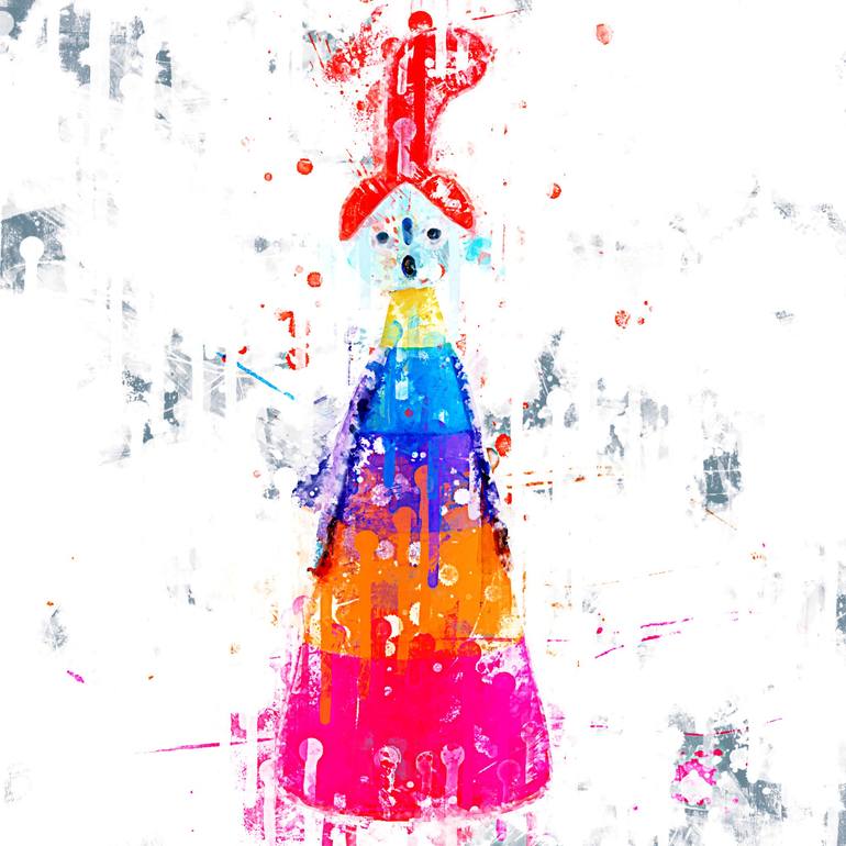 Cartoon Very Important Lady Soft Toy character painting watercolor ...