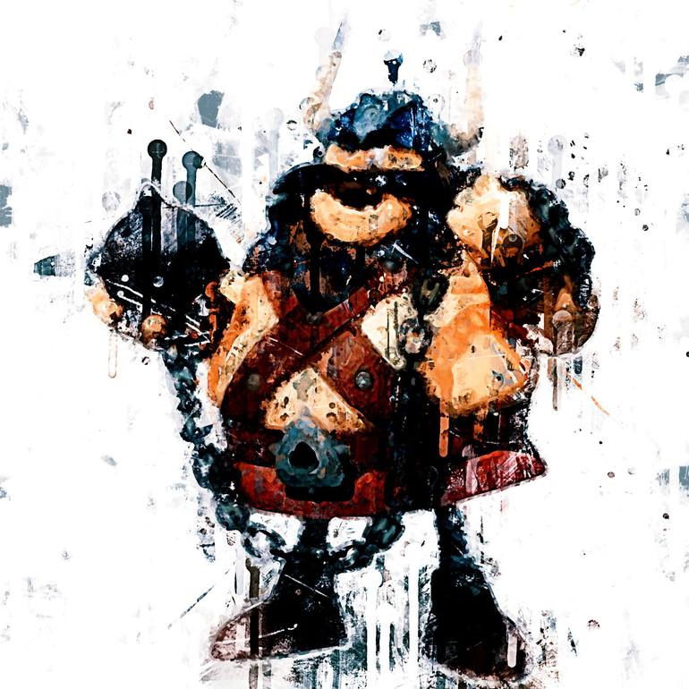 Cartoon Vic the Viking Character Sven the Terrible Holding Ball and ...