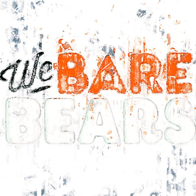 Cartoon We Bare Bears Logo character painting watercolor animation ...
