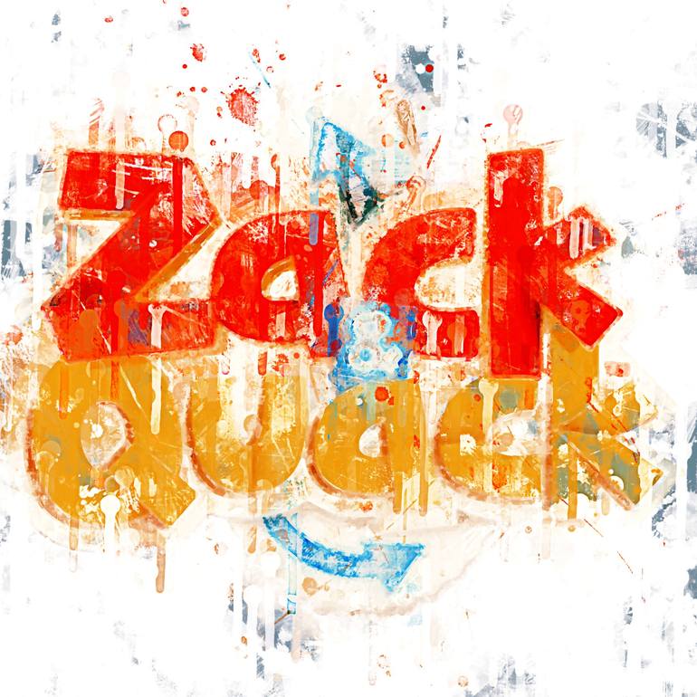 Cartoon Zack Quack Logo character painting watercolor animation ...