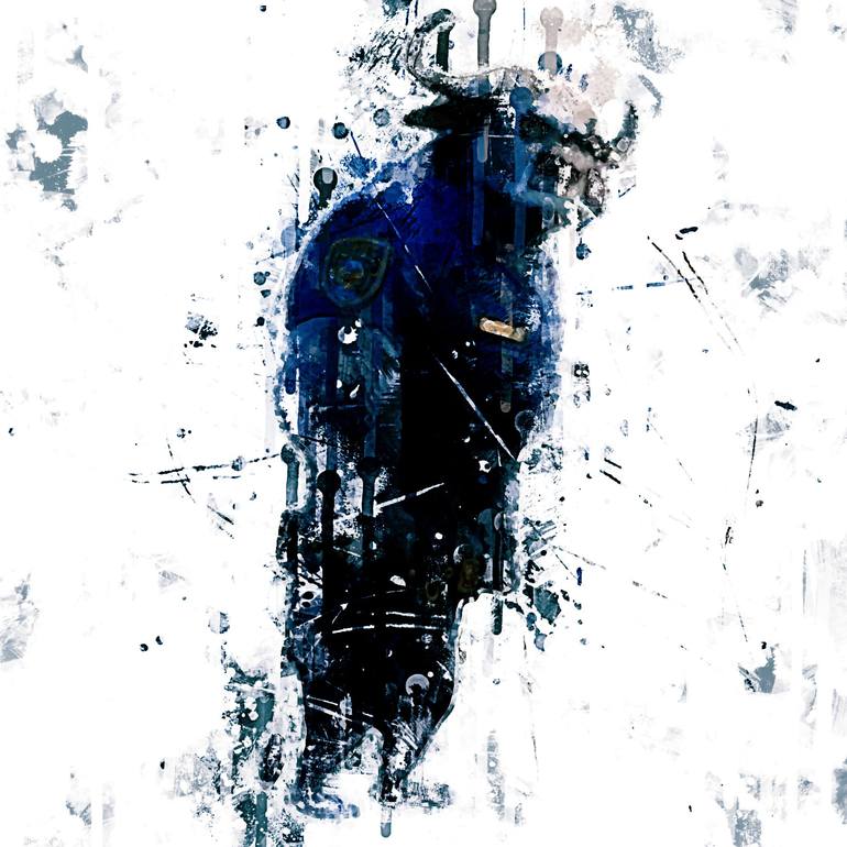 Cartoon Zootopia Chief Bogo Side View character painting watercolor ...