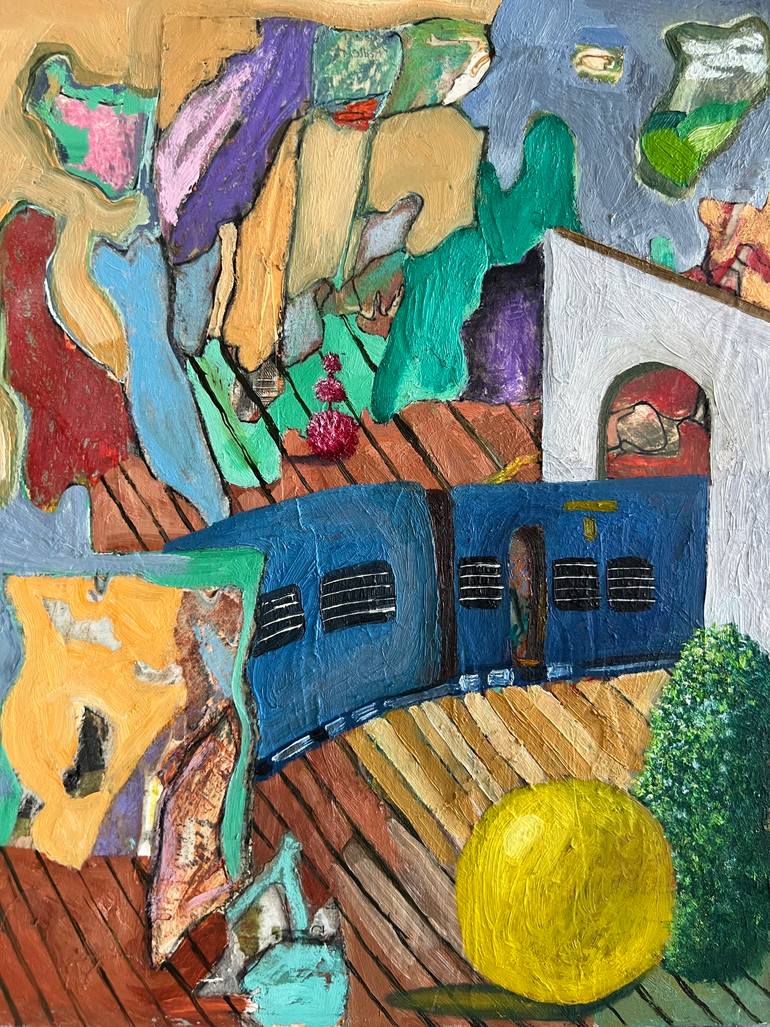 Passing Through Painting by Salenia Sanchez | Saatchi Art