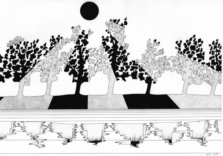 Positive Outlook Drawing by Michael John | Saatchi Art