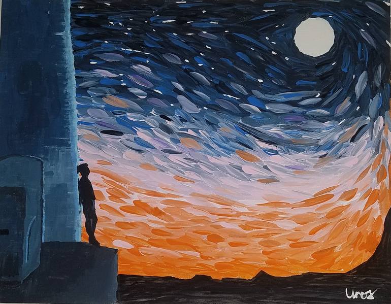 Inner Peace Painting by Uros Brkic | Saatchi Art