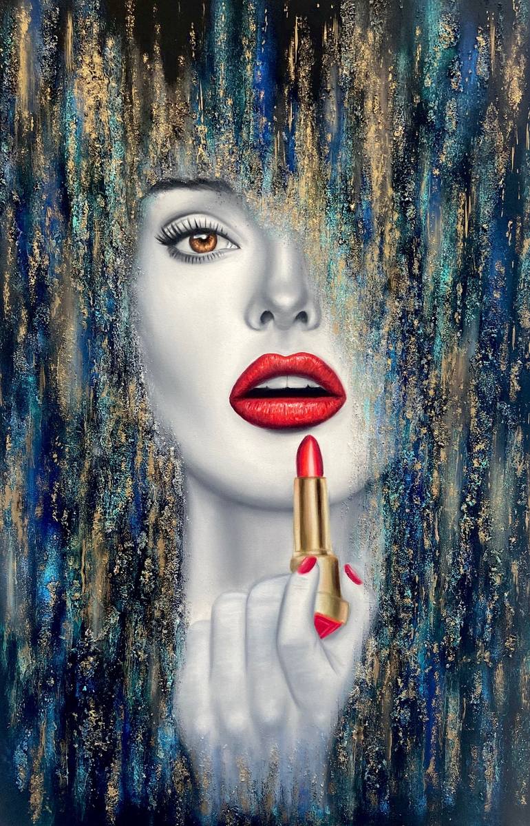 ‘Ruby’ Painting by Ellie Dean | Saatchi Art