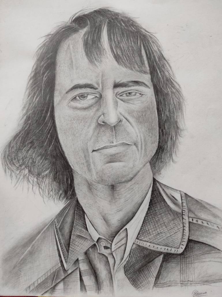 The joker in real life Drawing by Abhinaba Barua | Saatchi Art