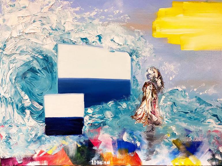 Beyond Turbulence Painting by Cynthia Xie | Saatchi Art