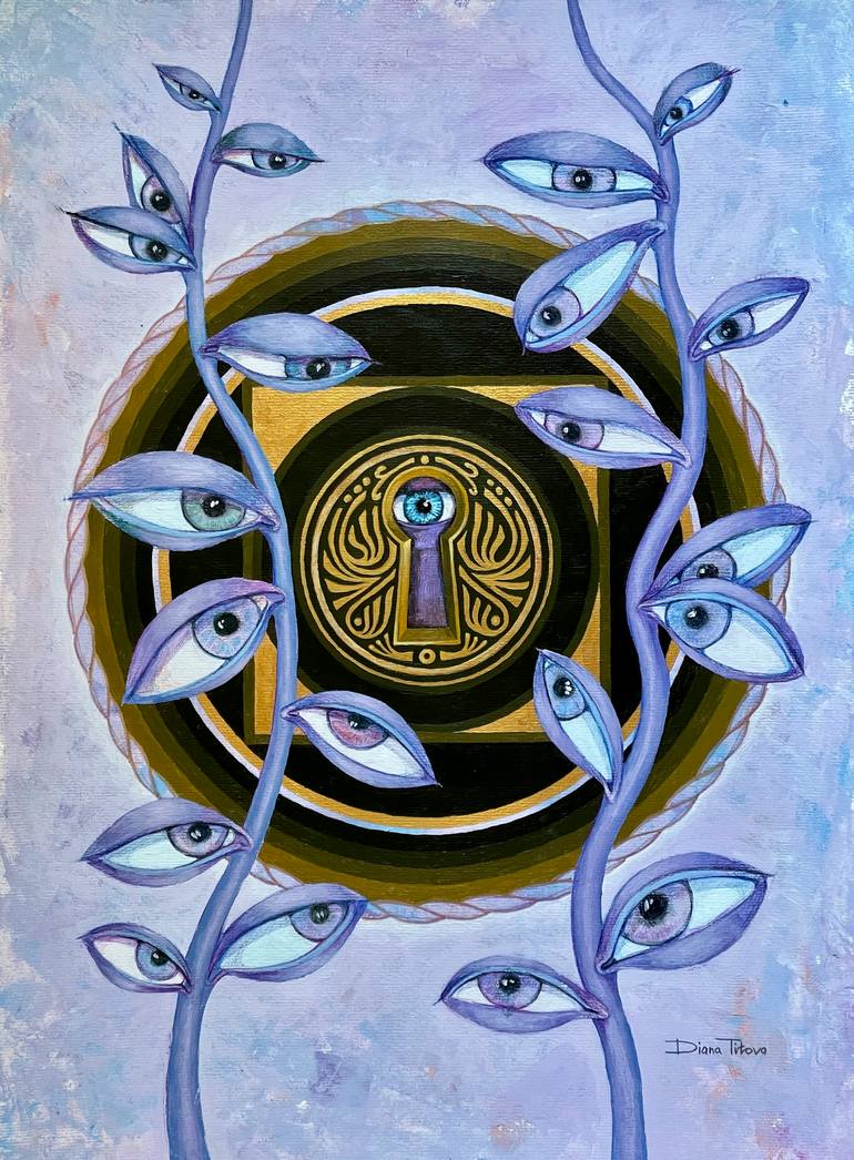 The garden of Conscious Painting by Diana Titova | Saatchi Art