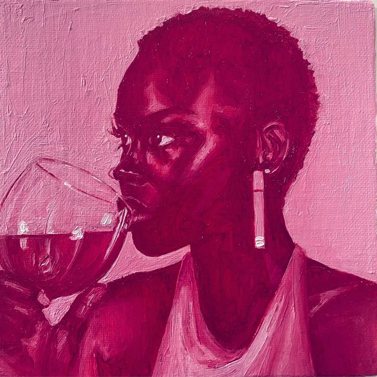 Pink 2 Painting by Babs Murphy | Saatchi Art