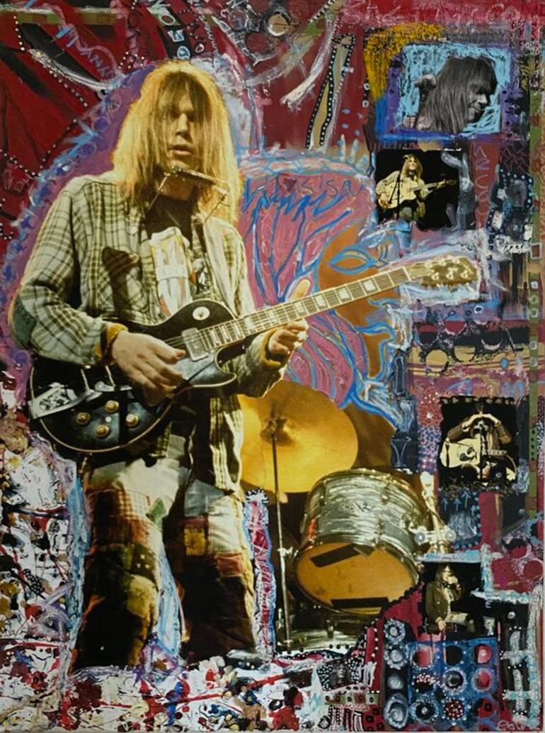 Neil Crazy Horse #2 Painting by stephen joester | Saatchi Art