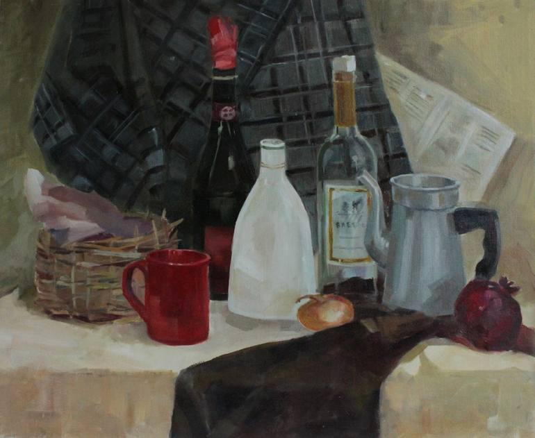 Rustic still life Painting by Olga Solovtsova | Saatchi Art