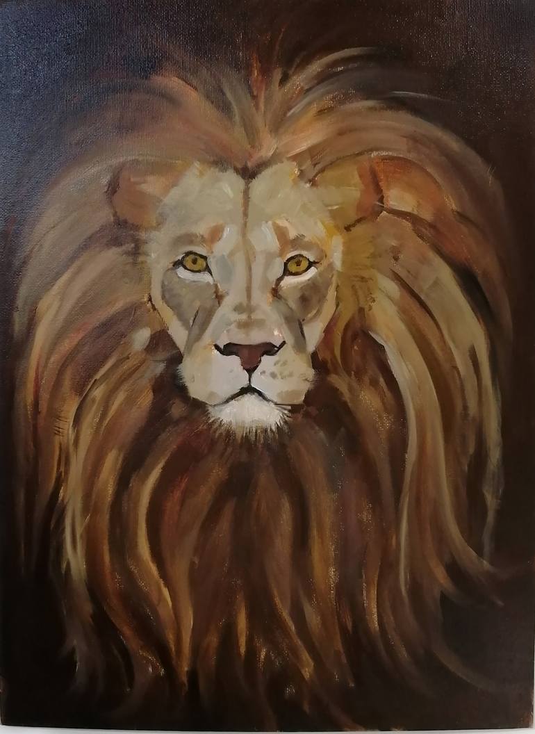 Leo Painting by Olga Solovtsova | Saatchi Art