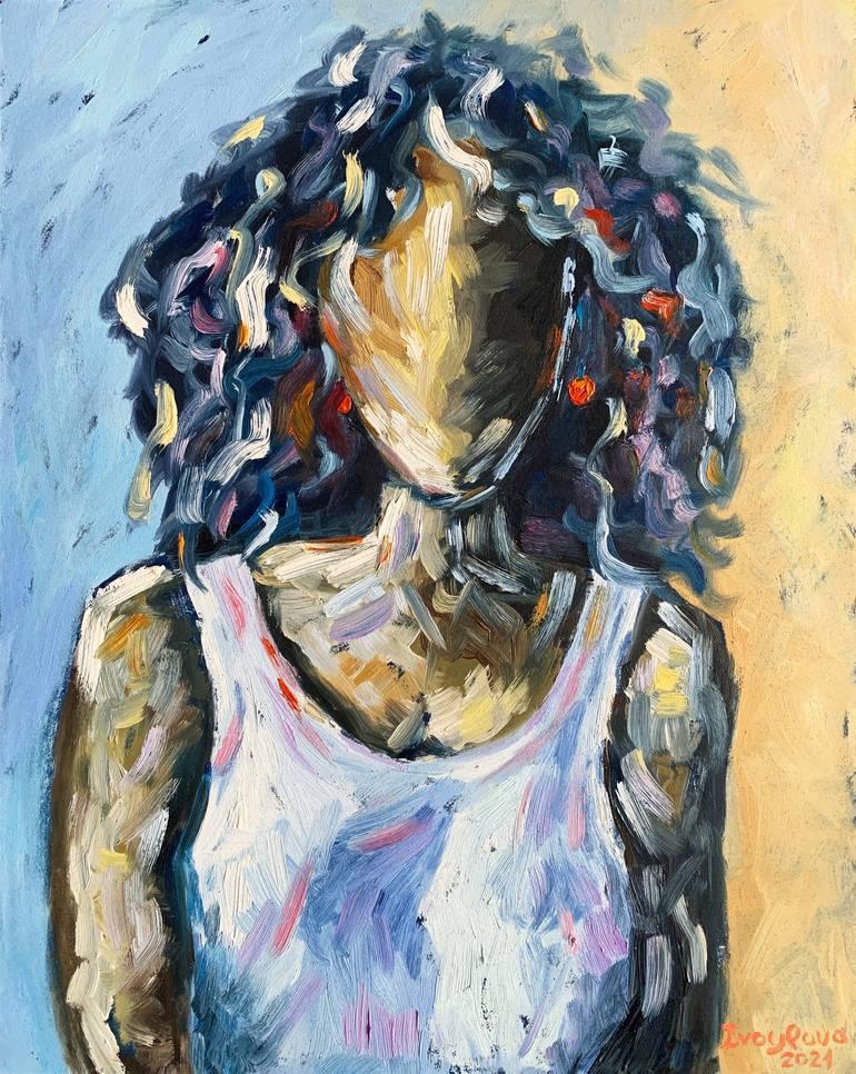 Art & Collectibles She Is Golden Faceless Illustration Digital Drawing & Illustration etna.com.pe