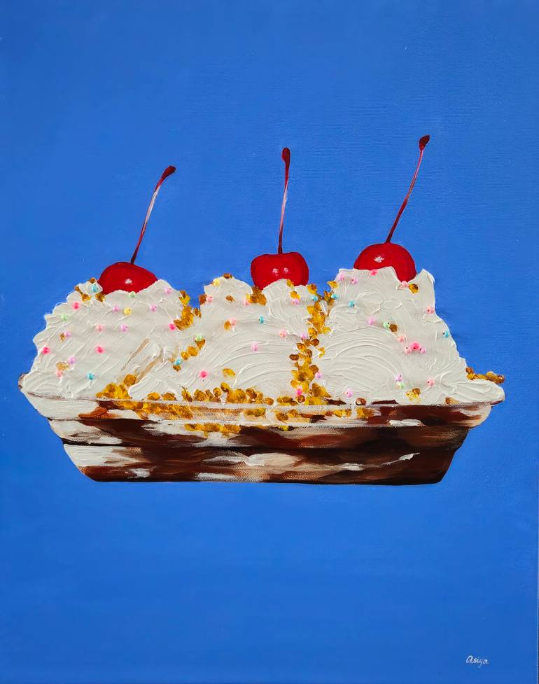 Sundae Painting by Asiya Nouretdinova | Saatchi Art