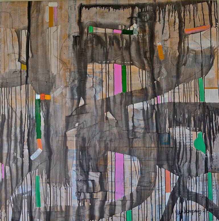 DISRUPTION Painting by Brian Vanderspuy | Saatchi Art