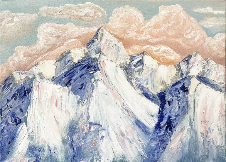 Alps Painting by Alla Boiko | Saatchi Art
