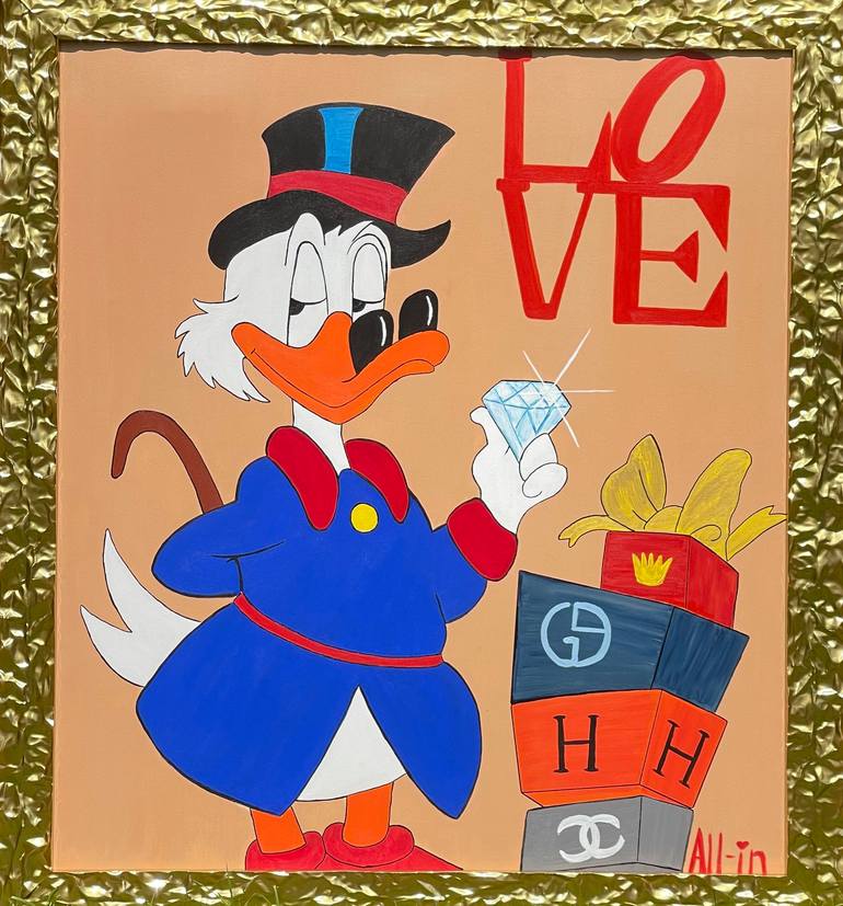 “Scrooge” Painting by Alla Boiko | Saatchi Art