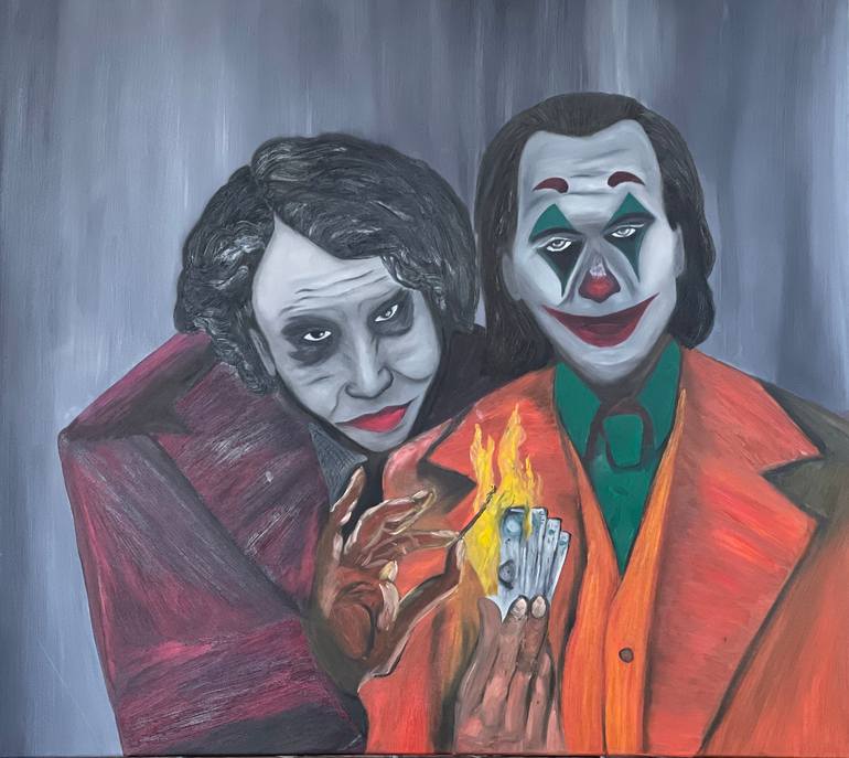 Joker Painting by Alla Boiko | Saatchi Art