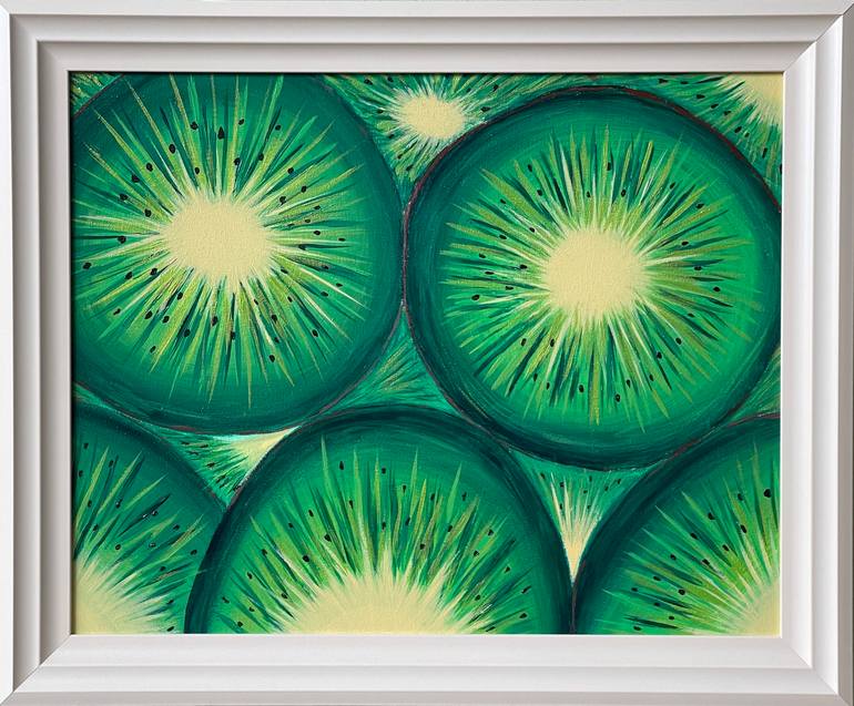 “Kiwi” Painting by Alla Boiko | Saatchi Art