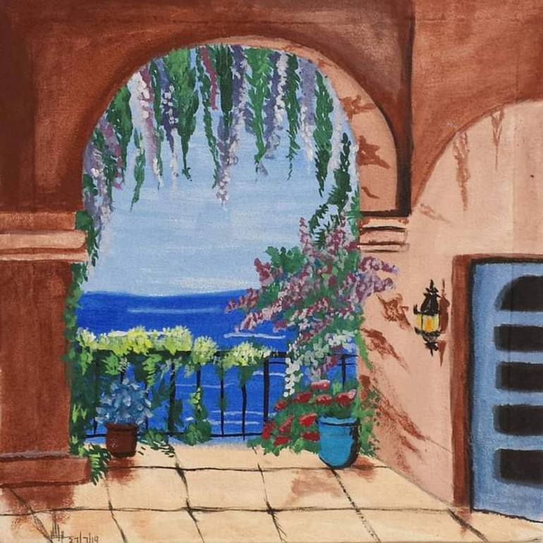 THE VIEW Painting by It's Sketcher | Saatchi Art