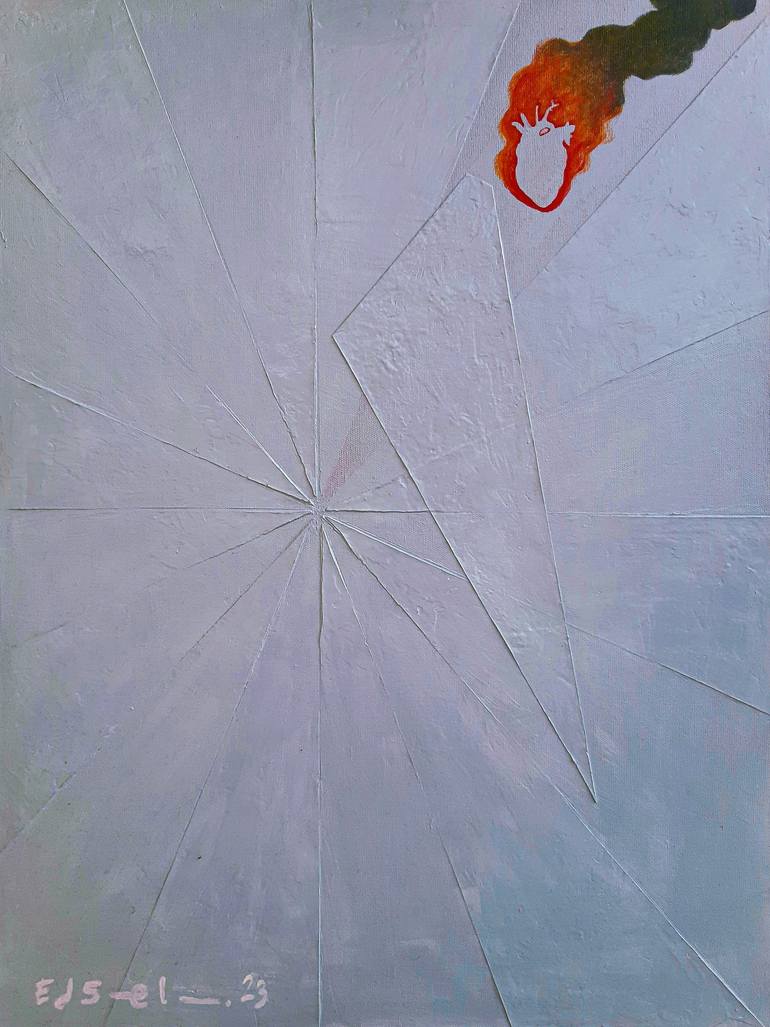 Heartburn Painting by Edsel Nurvito | Saatchi Art