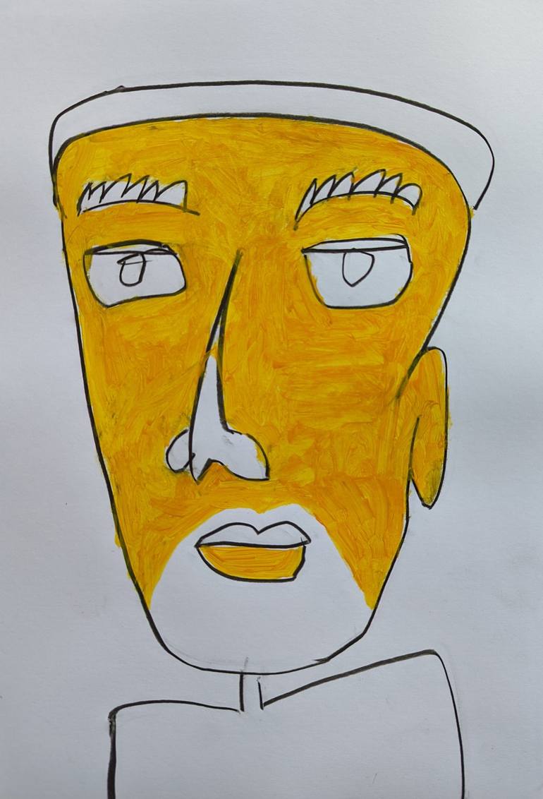 Portrait XA18 Painting by Jenwin Baby | Saatchi Art