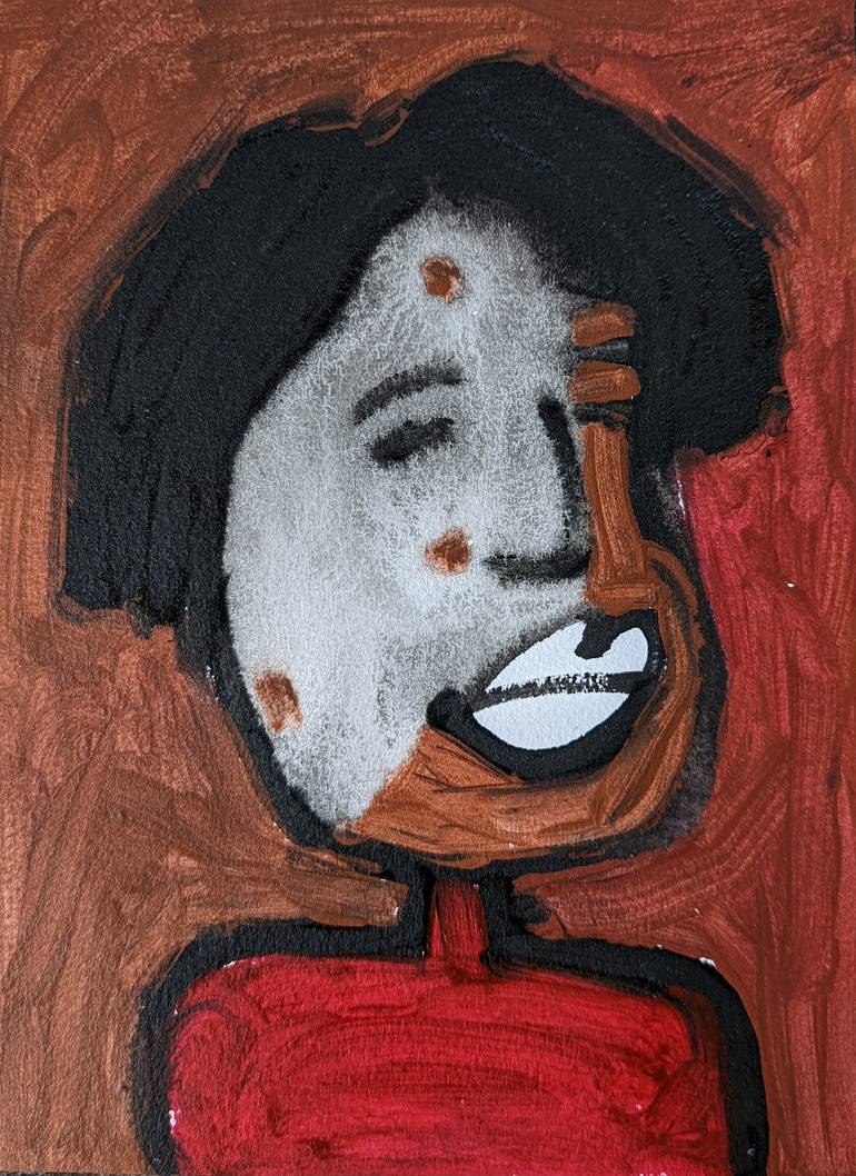 Portrait XA20 Painting by Jenwin Baby | Saatchi Art