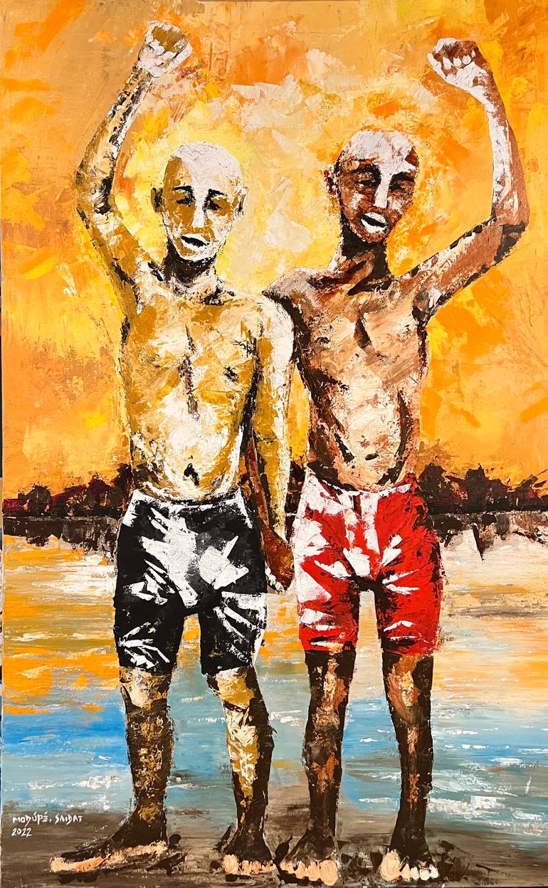 We are young Painting by Modupe Odusote | Saatchi Art