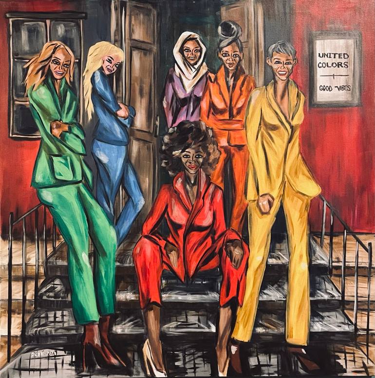United Women Painting by Modupe Odusote | Saatchi Art