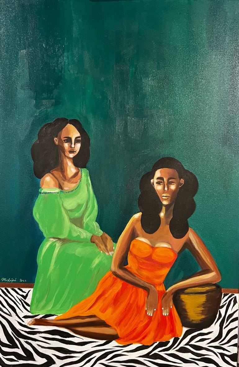 Emerald Painting by Modupe Alatise Odusote | Saatchi Art