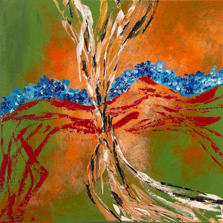 Conflicts Painting by Sindy Yeung | Saatchi Art
