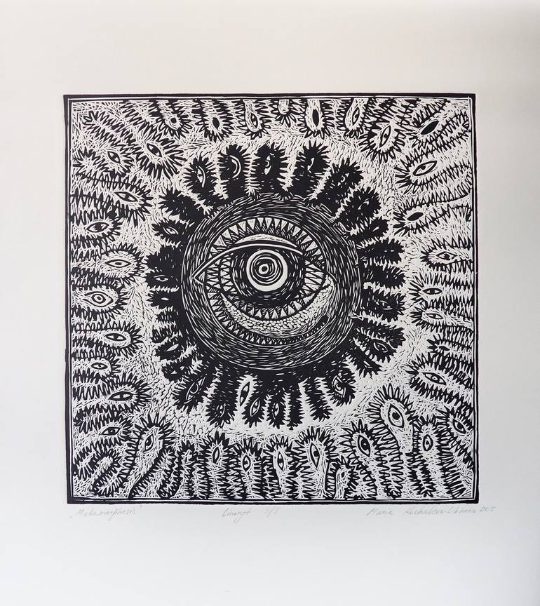 Metamorphosis - Limited Edition of 1 Printmaking by Maria Koshaleva ...