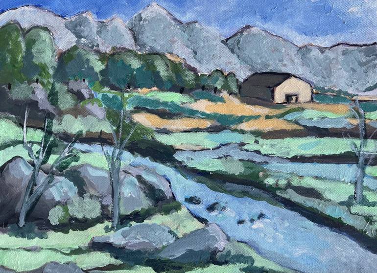 Barn (MAKE OFFER!) Painting by John Ehrenfeld | Saatchi Art