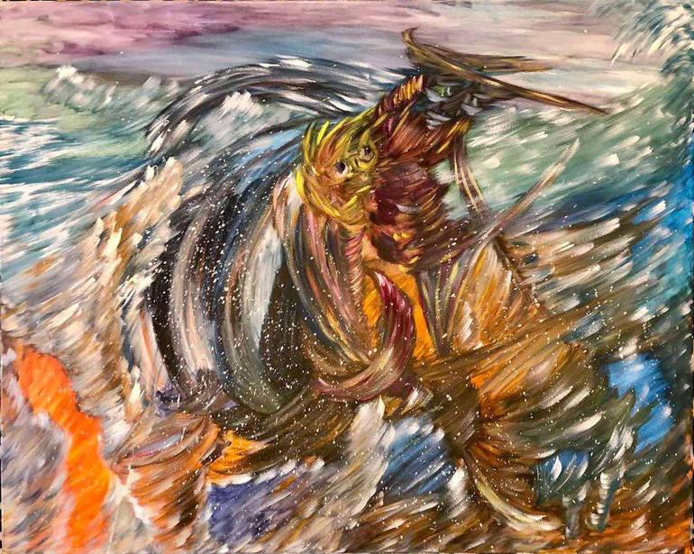 Sonechka Painting by Alexander Shirin | Saatchi Art