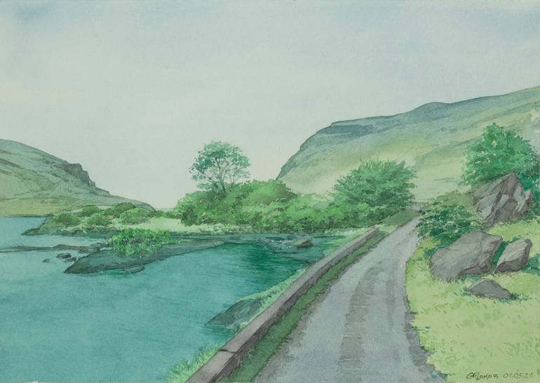 Gap of Dunloe Painting by Dmytro Bilokoz | Saatchi Art