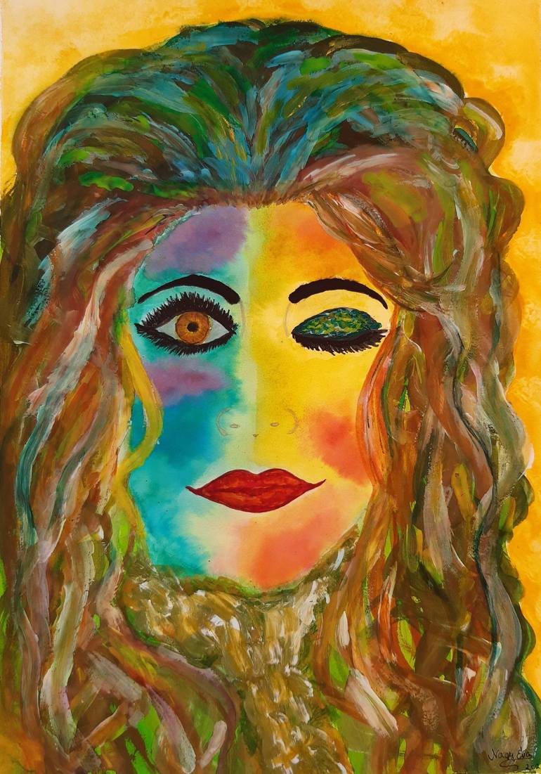 Observer Painting by Eva Nagy | Saatchi Art