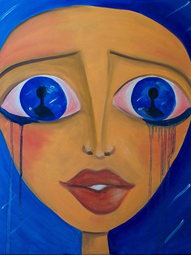 Встреча Painting by Rina Dinskaya | Saatchi Art