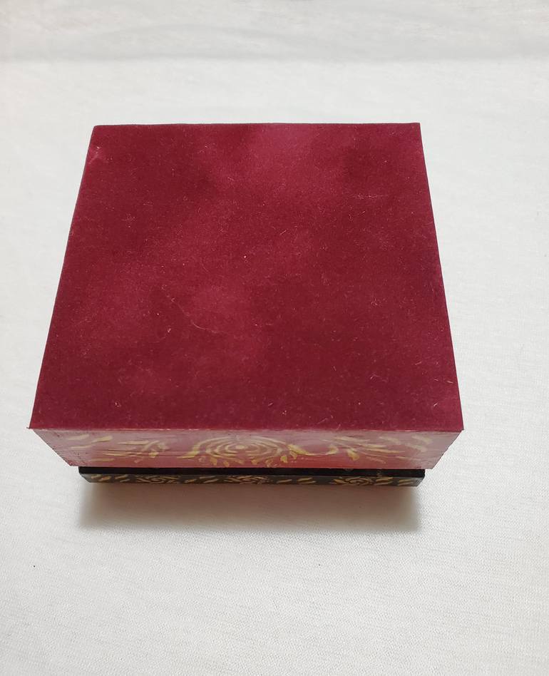 Jelwery Box. Golomorgh box Painting by Mehrnoush Bouzarjmehr | Saatchi Art