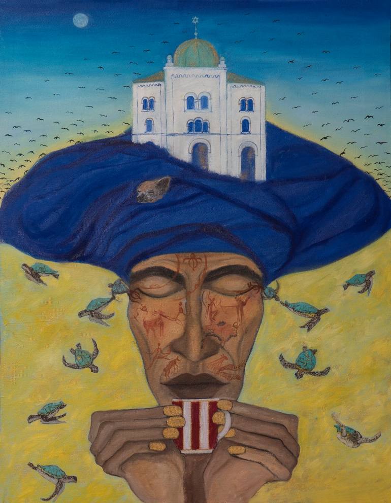 Azul Painting by Barbara Mroz | Saatchi Art