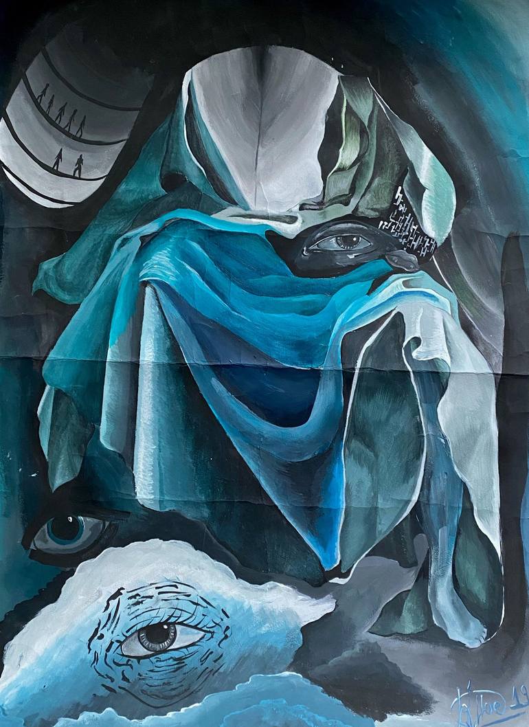 petrolio Painting by Flavia papetti | Saatchi Art