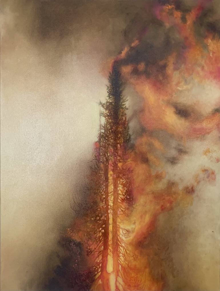 red giants Painting by Michael Prettyman | Saatchi Art