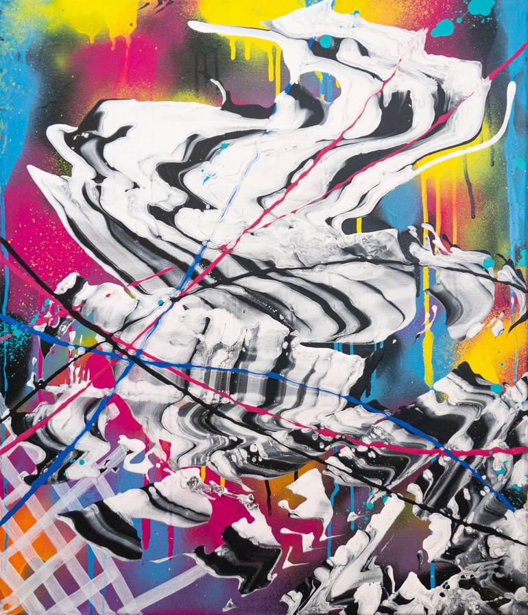 Don't Get Too Technical Painting by Max Ruebensal | Saatchi Art
