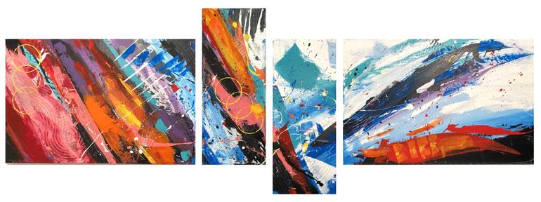 polyptych. Painting by Grigory Chebotaryov | Saatchi Art