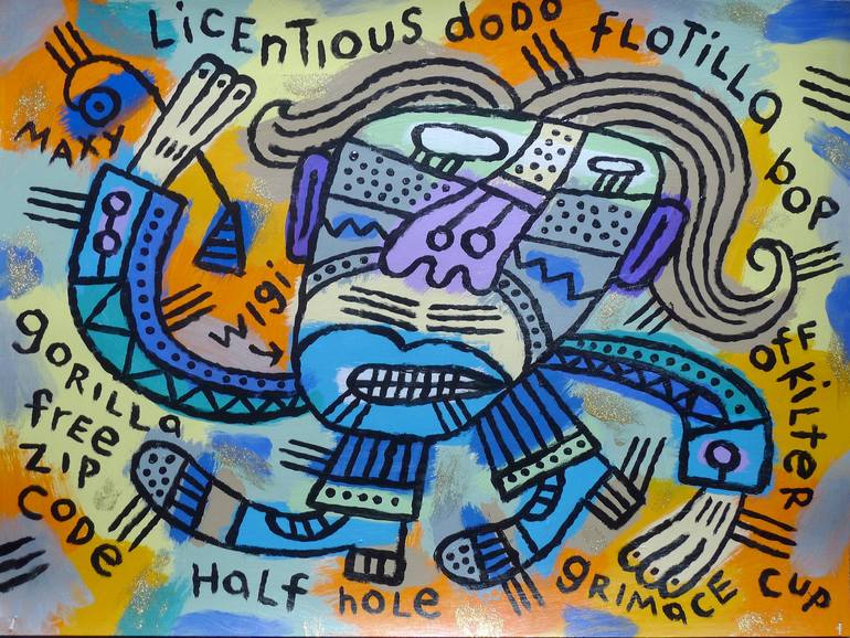 licentious dodo flotilla bop Painting by the artist maxy | Saatchi Art