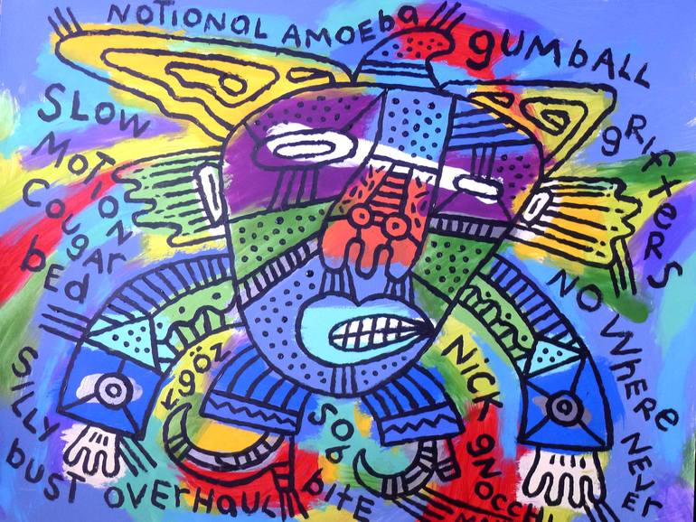 notional amoeba Painting by the artist maxy | Saatchi Art