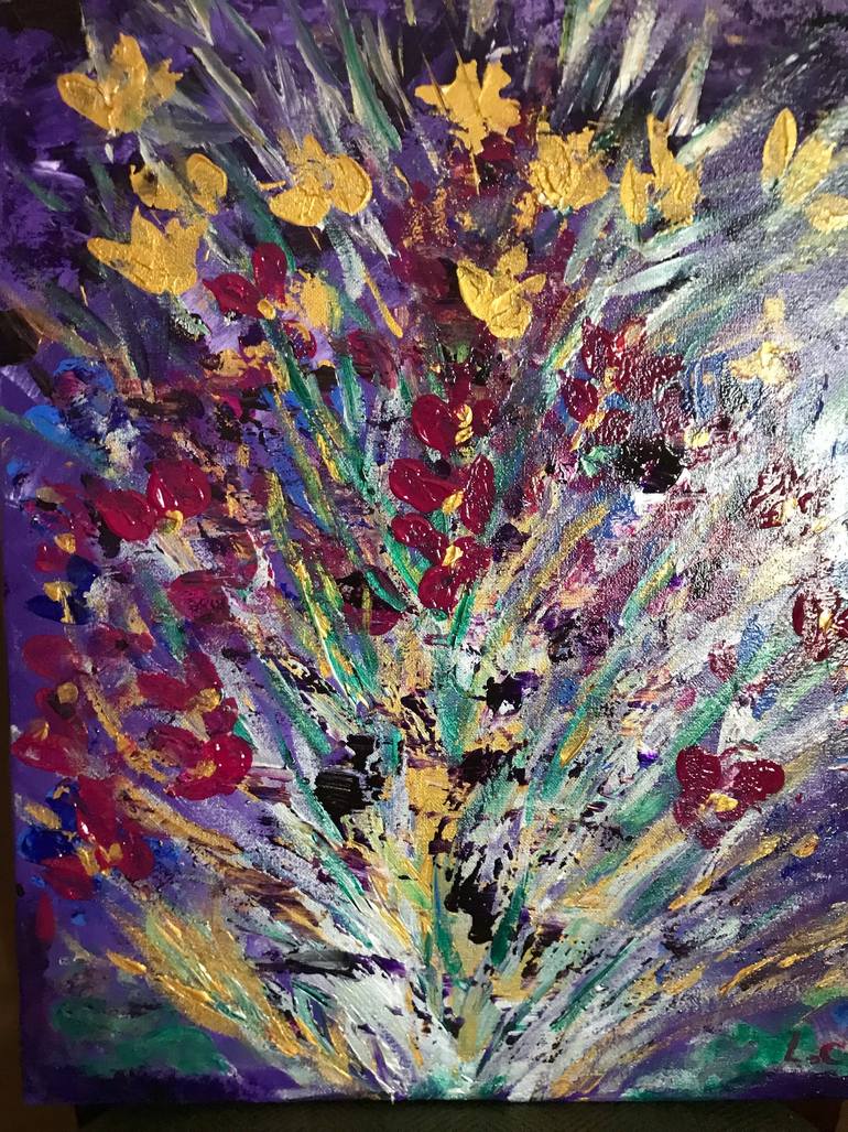 “Full Bloom” Painting by Lori Ann Clancy | Saatchi Art