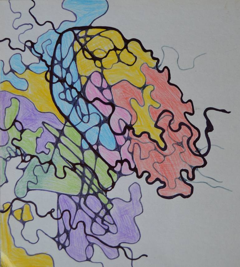 Toxic Drawing by Yuliia Hordiienko | Saatchi Art