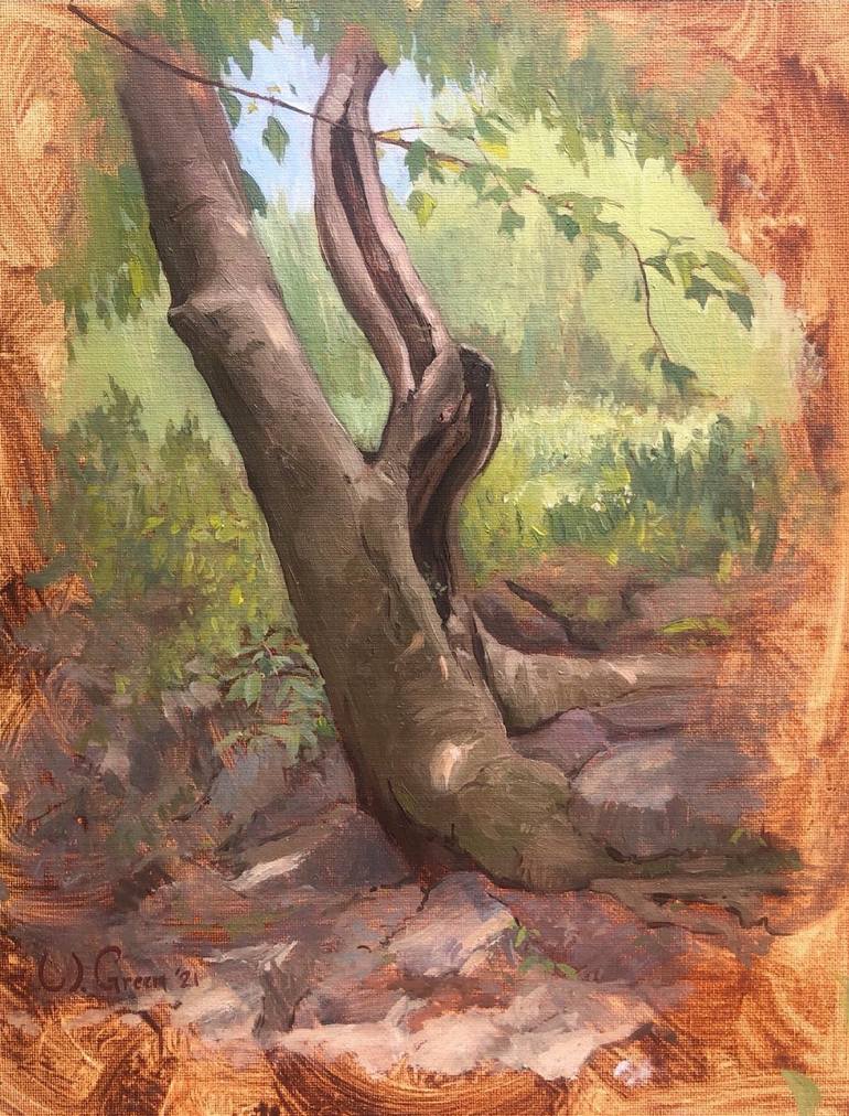 19th Century Tree Painting by Will Green | Saatchi Art