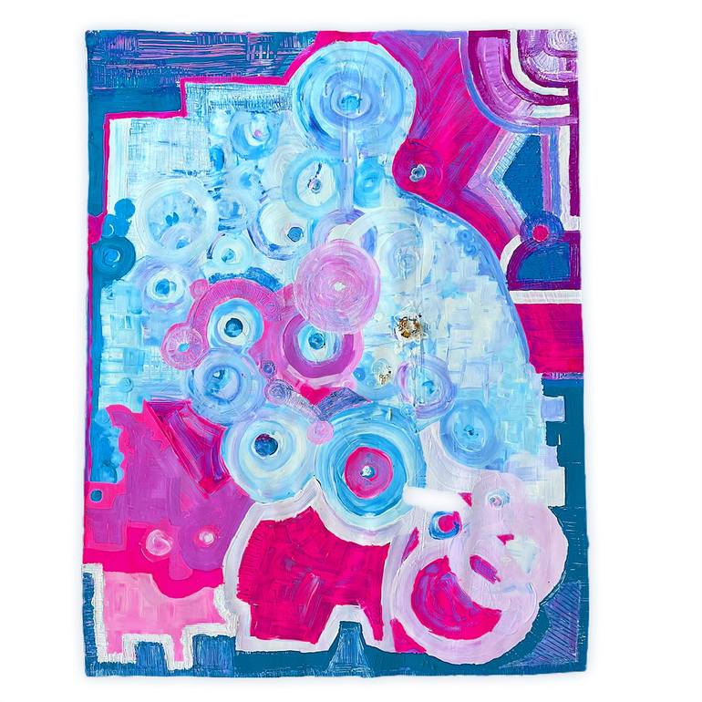 Bullseye Painting by Malcolm Whitney | Saatchi Art