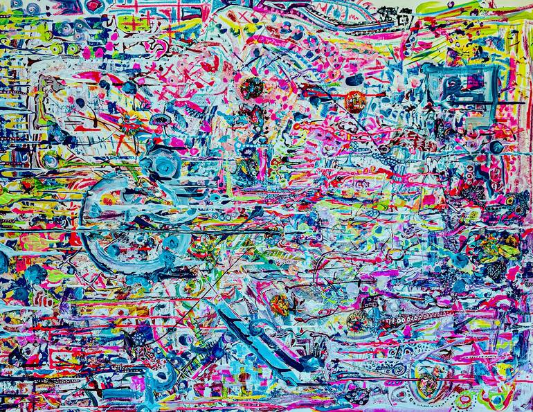 No.7 the coLor of DISTRACTion Painting by Malcolm Whitney | Saatchi Art